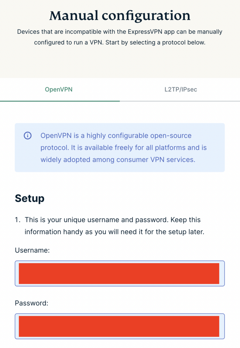 ExpressVPN Cudy OpenVPN Setup