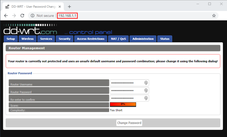 How do I reset and reconfigure my FlashRouter? - DD-WRT Support