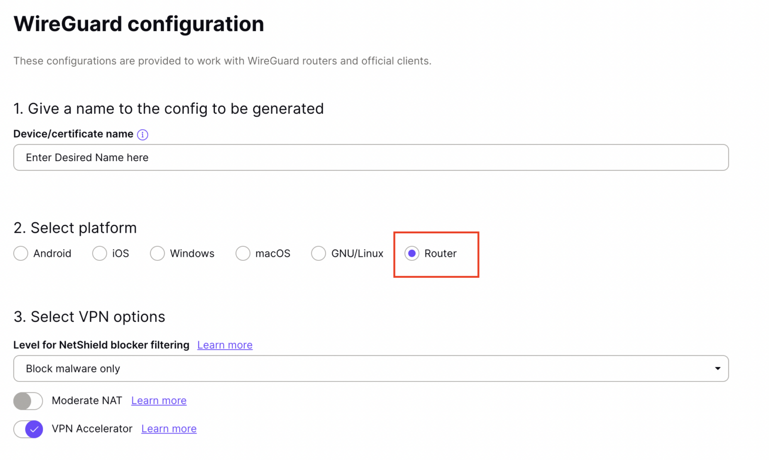 ProtonVPN WireGuard Setup - DD-WRT WireGuard Support