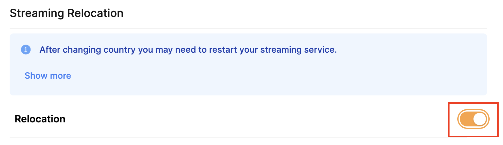 Privacy Hero Streaming Relocation