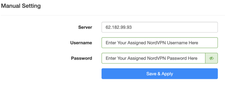 NordVPN Cudy OpenVPN Setup