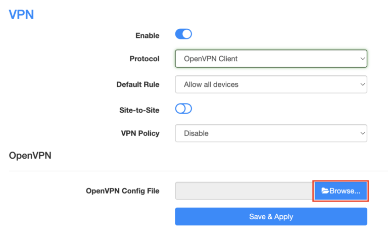 PrivateInternetAccess (PIA) Cudy OpenVPN Setup