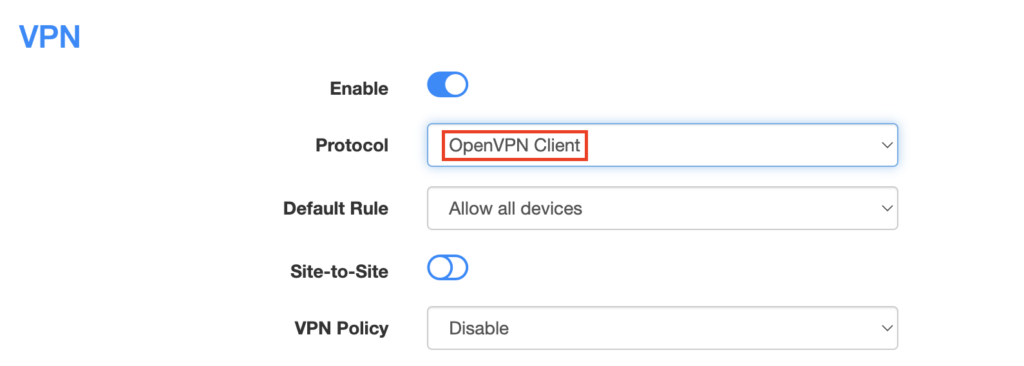 NordVPN Cudy OpenVPN Setup